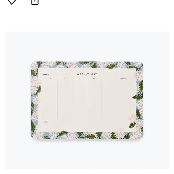 Rifle Paper Co. | Office | New Rifle Paper Co Hydrangea Blue 52 Weekly ...